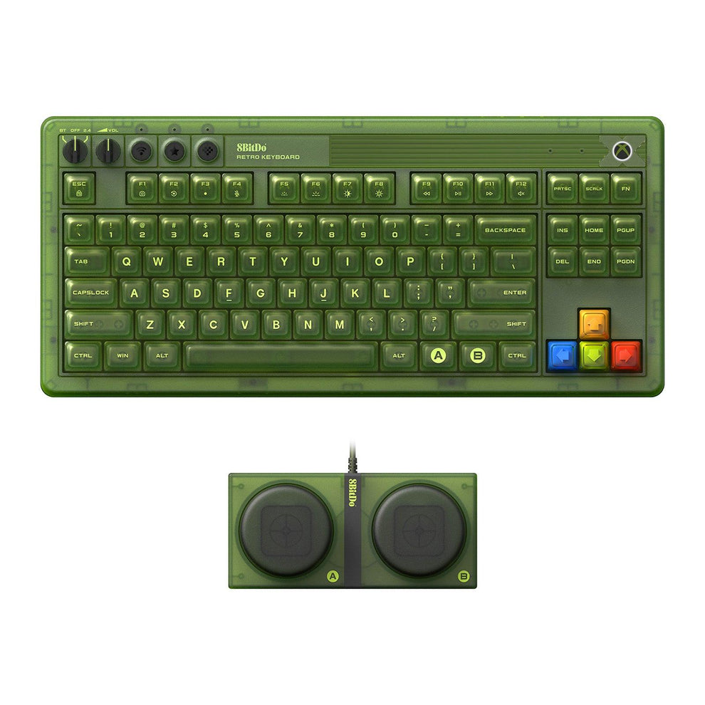 8BitDo Retro 87 Mechanical Keyboard with RGB Backlight, Bluetooth/2.4G ...