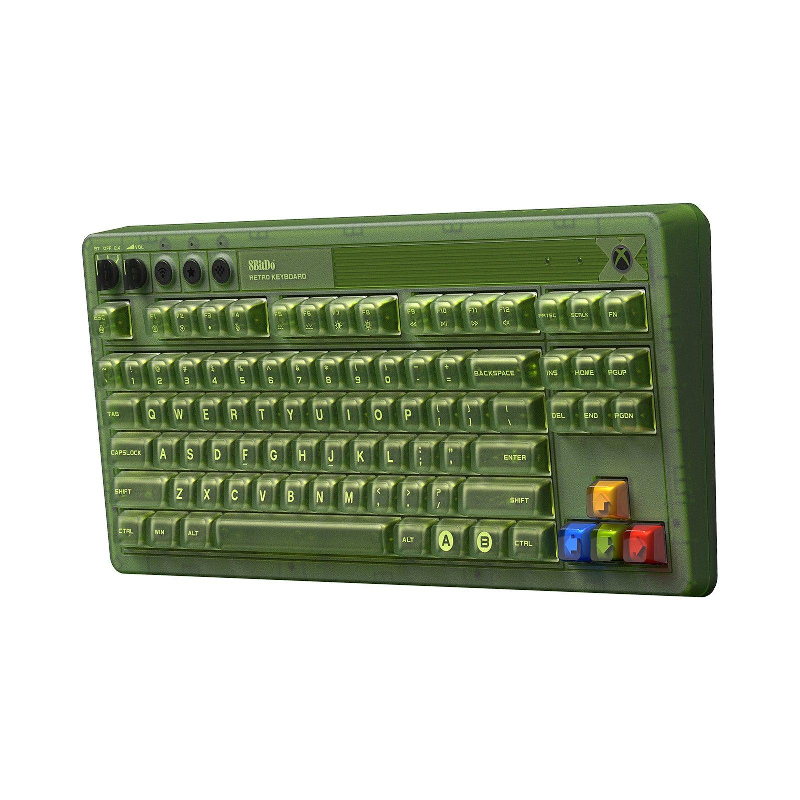 8BitDo Retro 87 Mechanical Keyboard with RGB Backlight, Bluetooth/2.4G ...