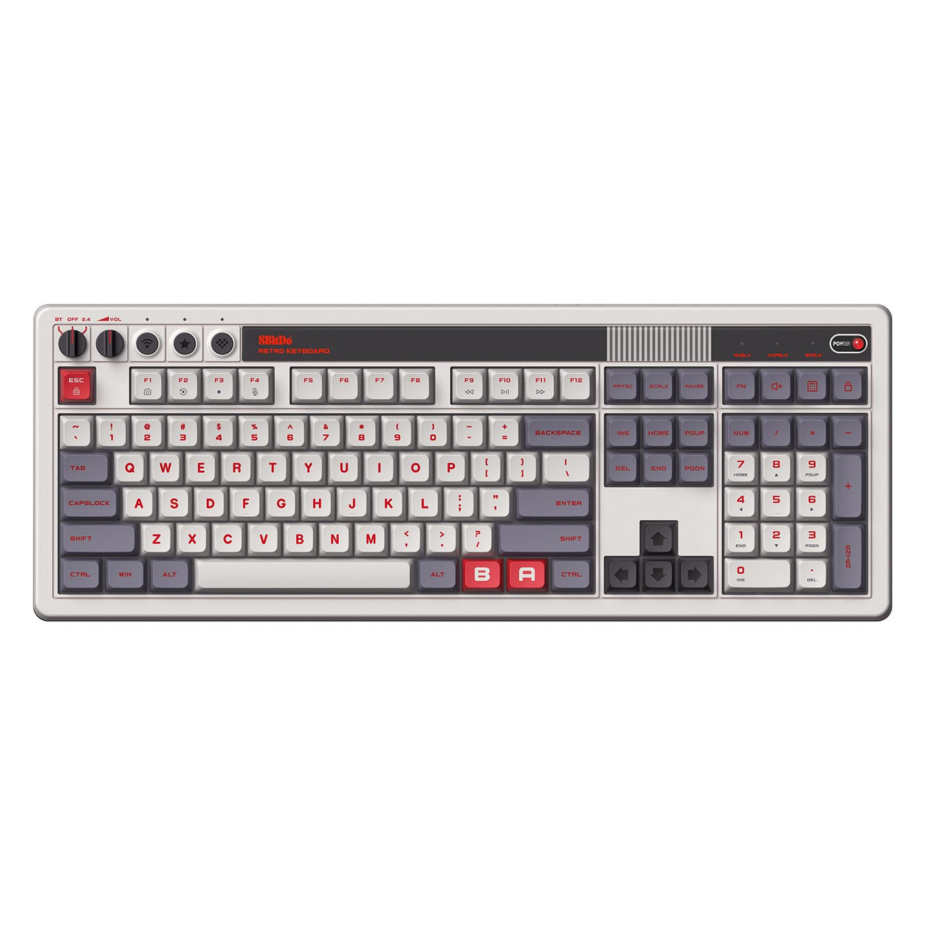 8BitDo Retro 108 Mechanical Keyboard – AKNES