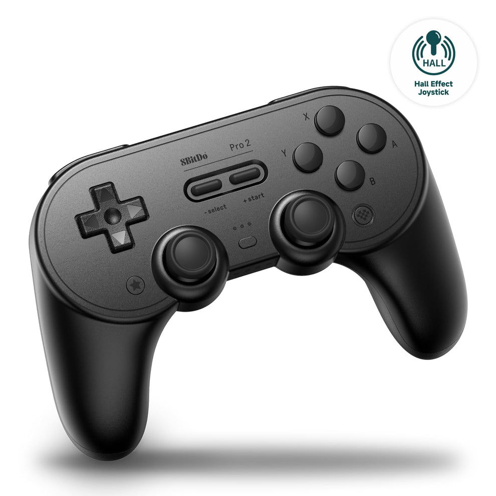 8Bitdo Pro 2 Bluetooth Controller for Switch/Switch 2, Hall Effect ...