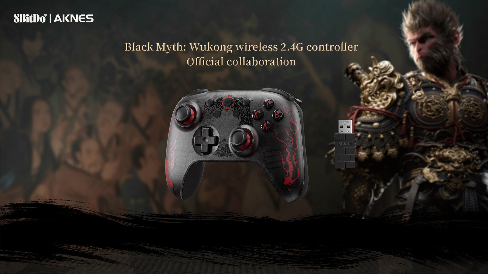8BitDo Ultimate 2C Wireless Controller - Black Myth: Wukong – AKNES