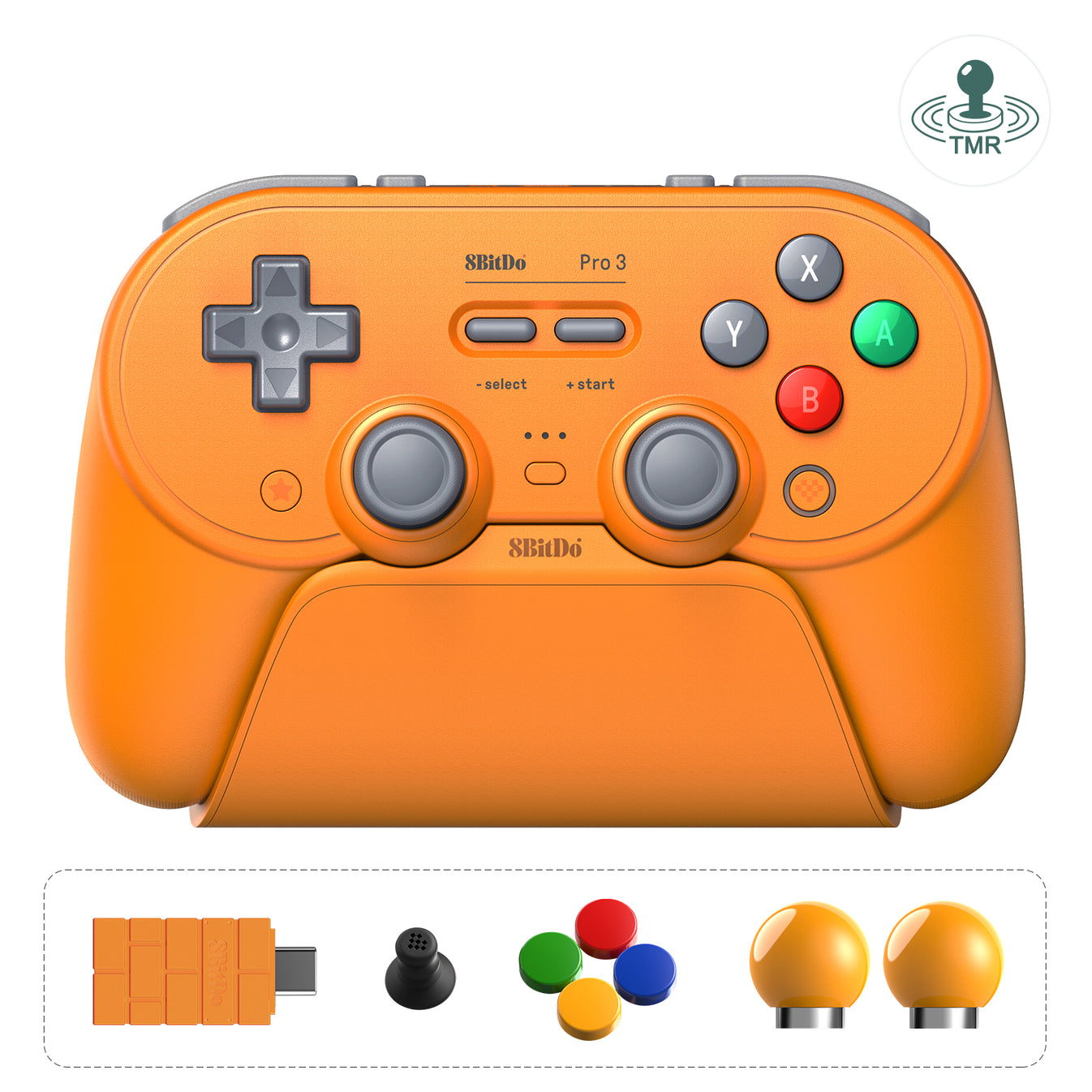 8BitDo Pro 3 Bluetooth Controller for Switch/Switch 2 – TMR Joysticks ...