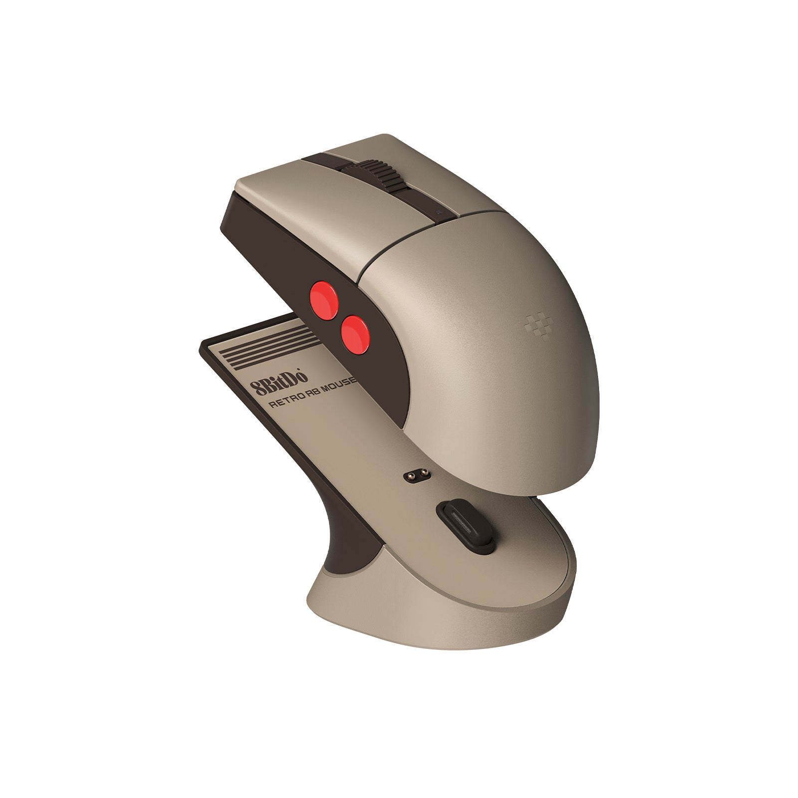 8BitDo Retro R8 Mouse with Charging Dock, PAW 3395 Optical Sensor DPI ...